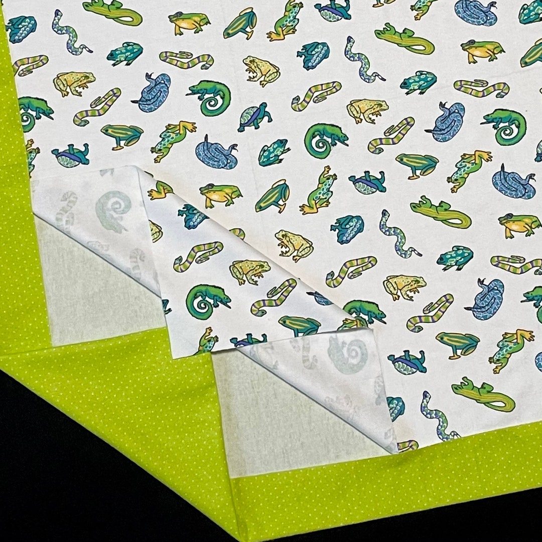 36" Self Binding Frog Lizard Gecko Blanket Kit -instructions, Precut ...