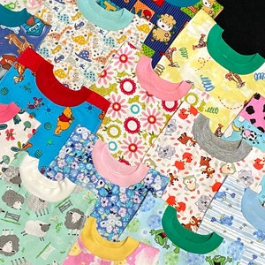 Baby Bibs Pull Over Stretch Neck Double Sided Flannel, Soft, Absorbable ...