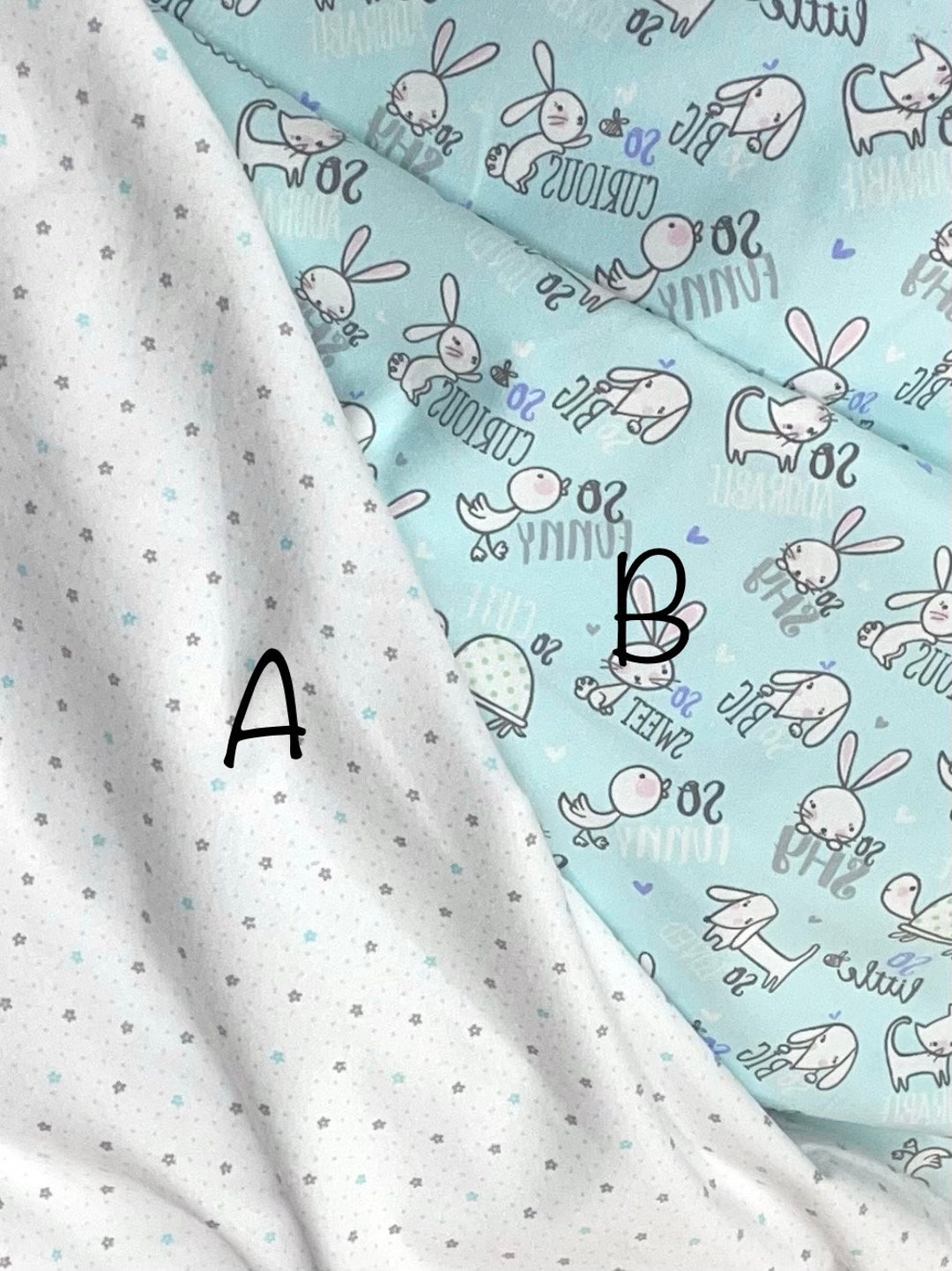 Doodle Baby Flannel by Benartex 13222F-80 Dream Big, 1322t-81 Sweet Dot ...