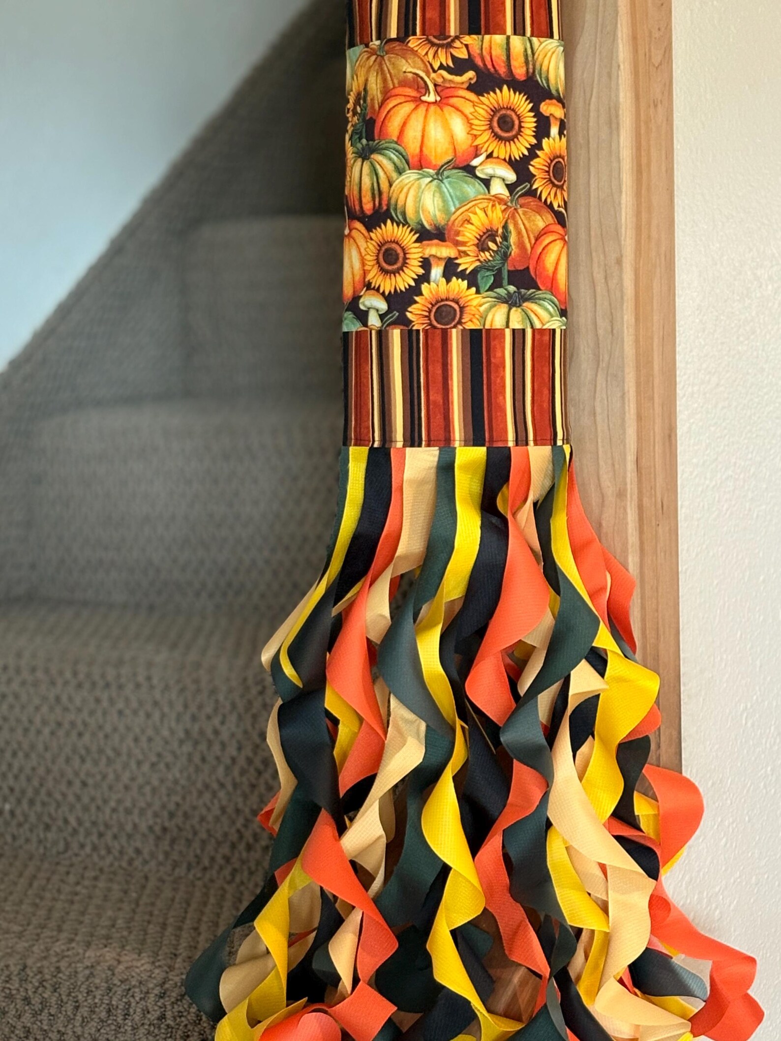 Thanksgiving Autumn Fall Windsock, Pumpkin Corn, Door Decoration ...