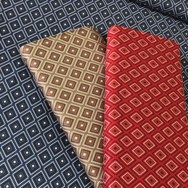 Aztec Print Cotton Fabric - Etsy