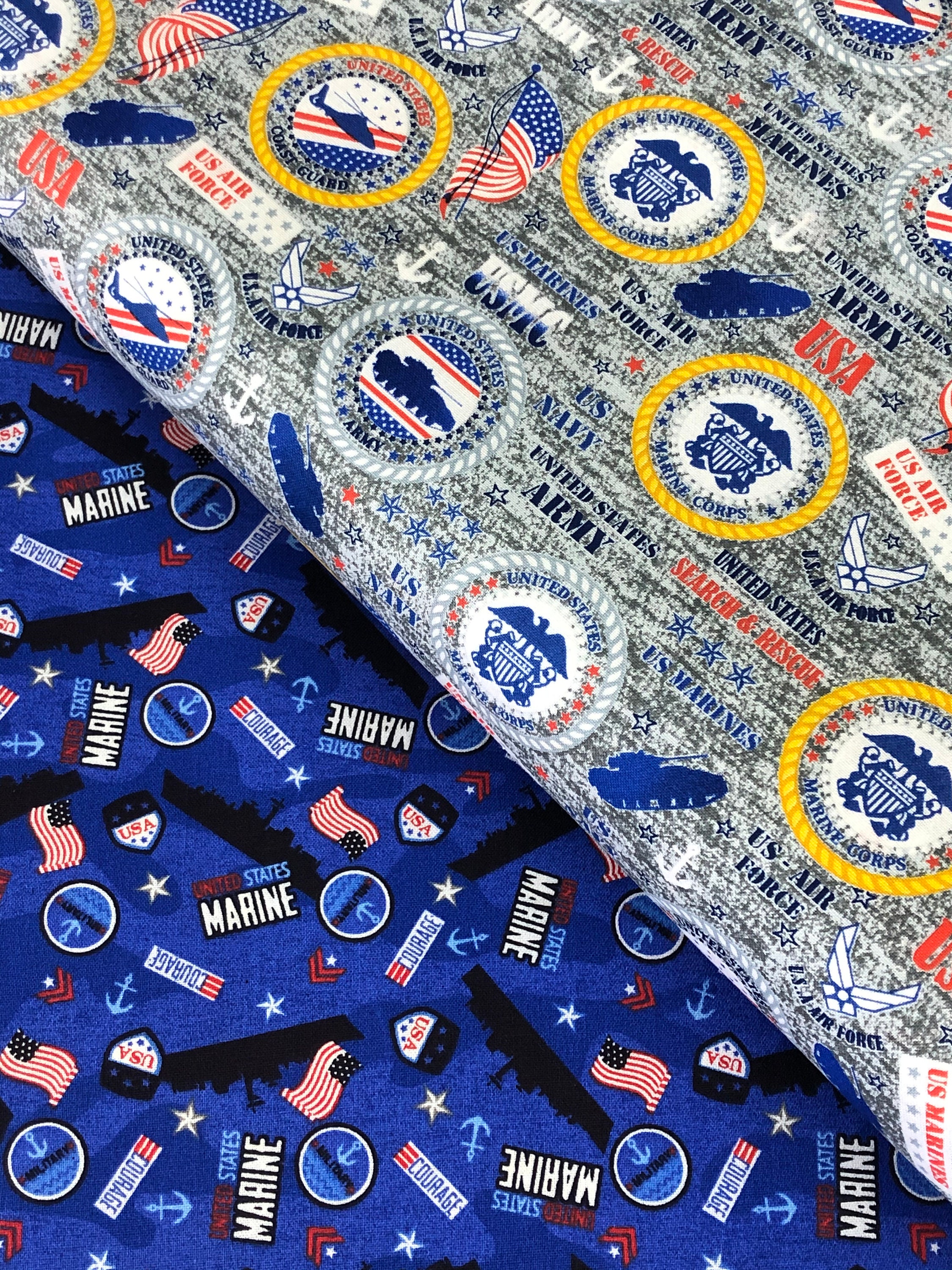 Military fabric US Navy Marines Airforce Army camouflage | Etsy