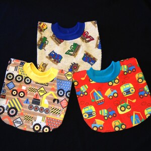Baby Bibs Pull Over Stretch Neck Double Sided Flannel, Soft, Absorbable ...