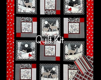 Red Bird Quilt Panel - Etsy