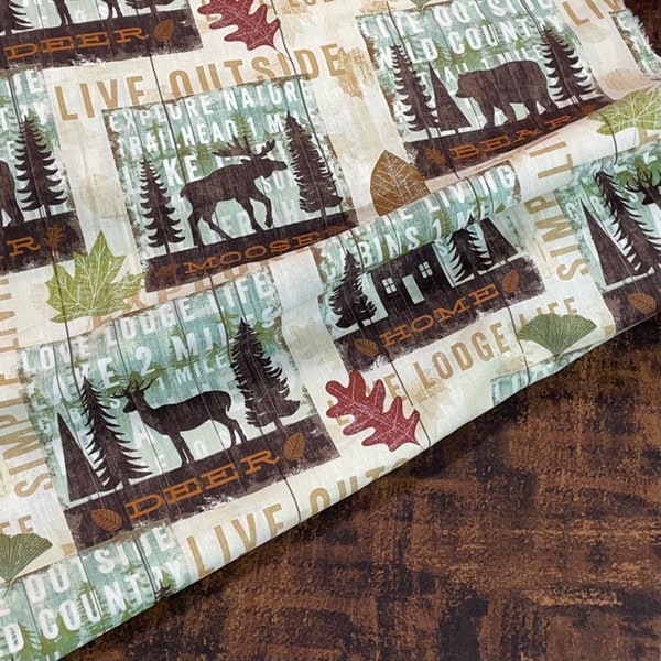Cabin Fabric - Etsy