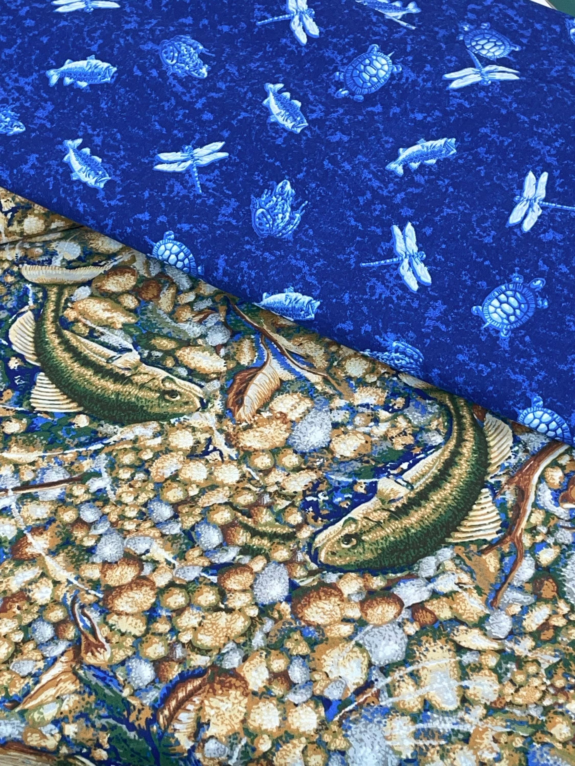 Fishing Trout Fabric Panel, Wildlife Fish, Tournament Beaver Lake Fish ...