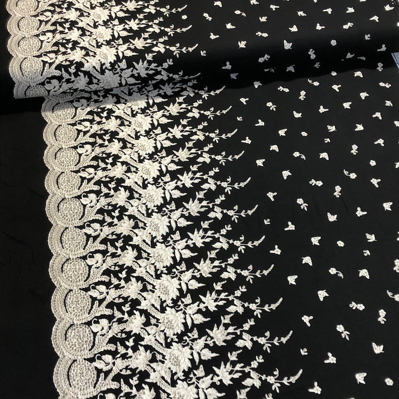 Border Print Fabric - Etsy