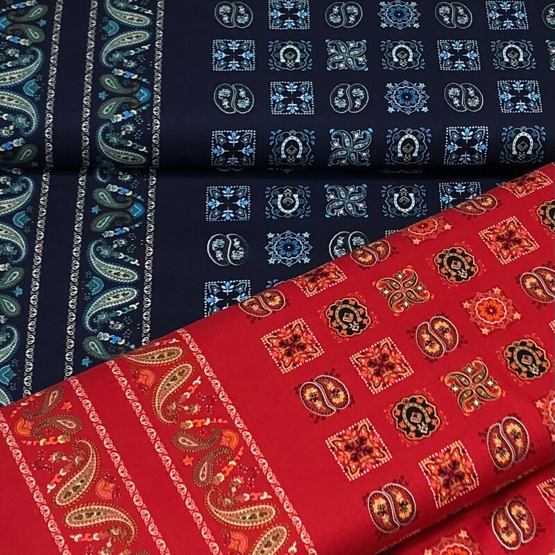 Blue Bandana - Etsy
