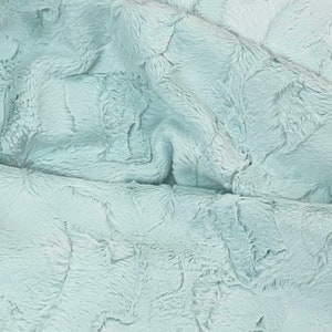 Light Green Ice Marble Minky Fabric, Plush Soft Smooth Gorgeous Cuddle ...