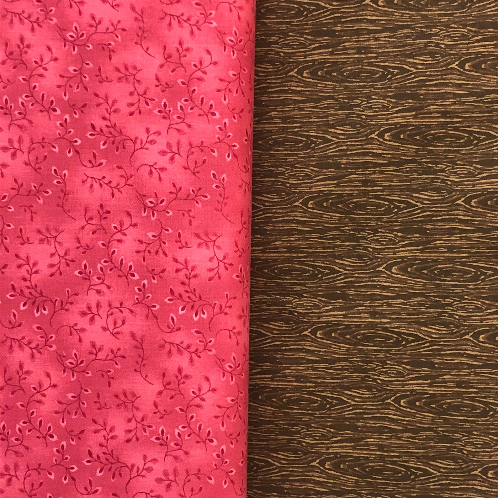 Pink Western Cowgirl 1/2 Yard Fabric Bundle Stars Wood Grain | Etsy