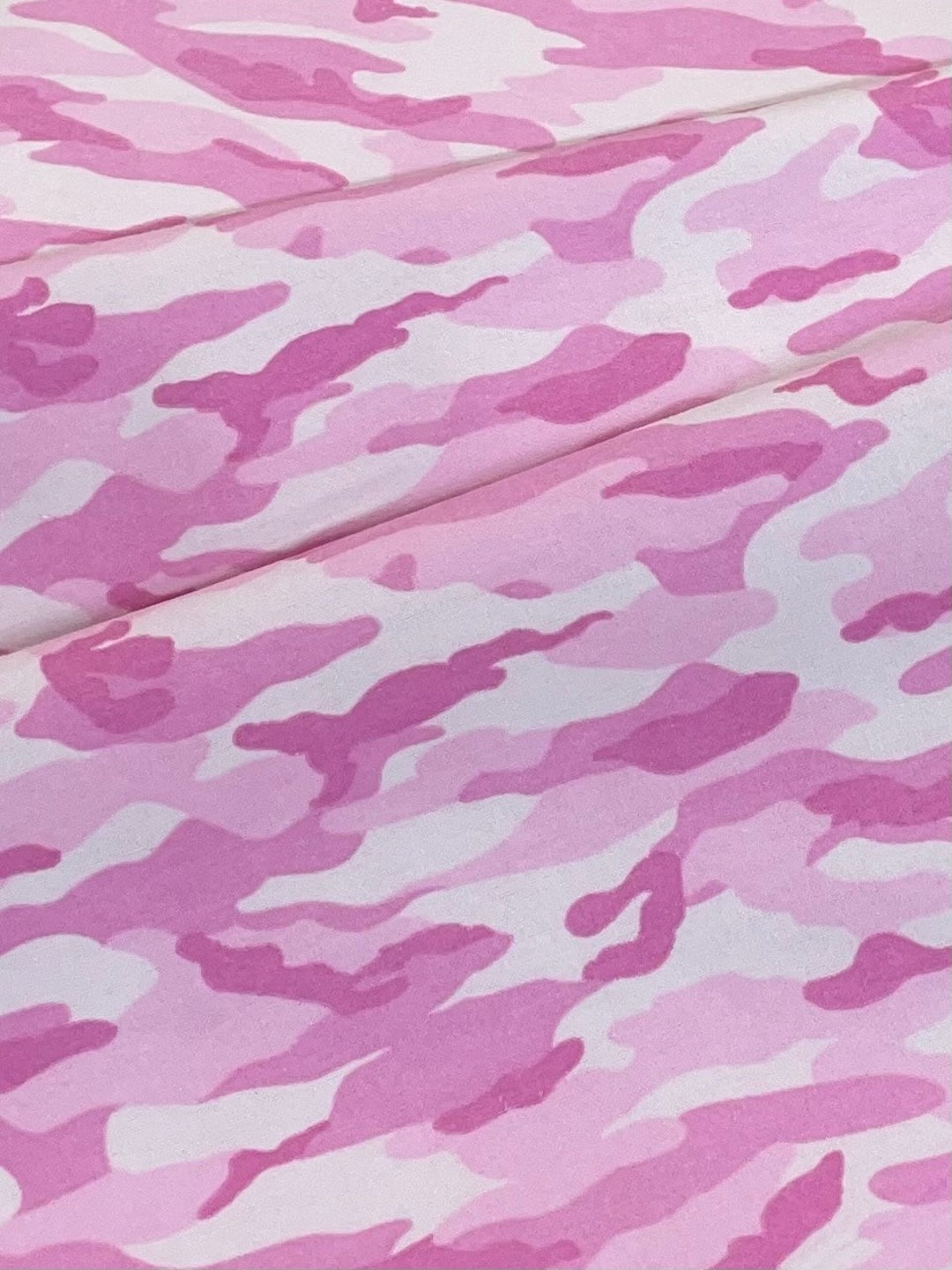 Pink Camouflage Flannel, White, Hot Pink, Pale Pink, Girl Fabric, Girl ...