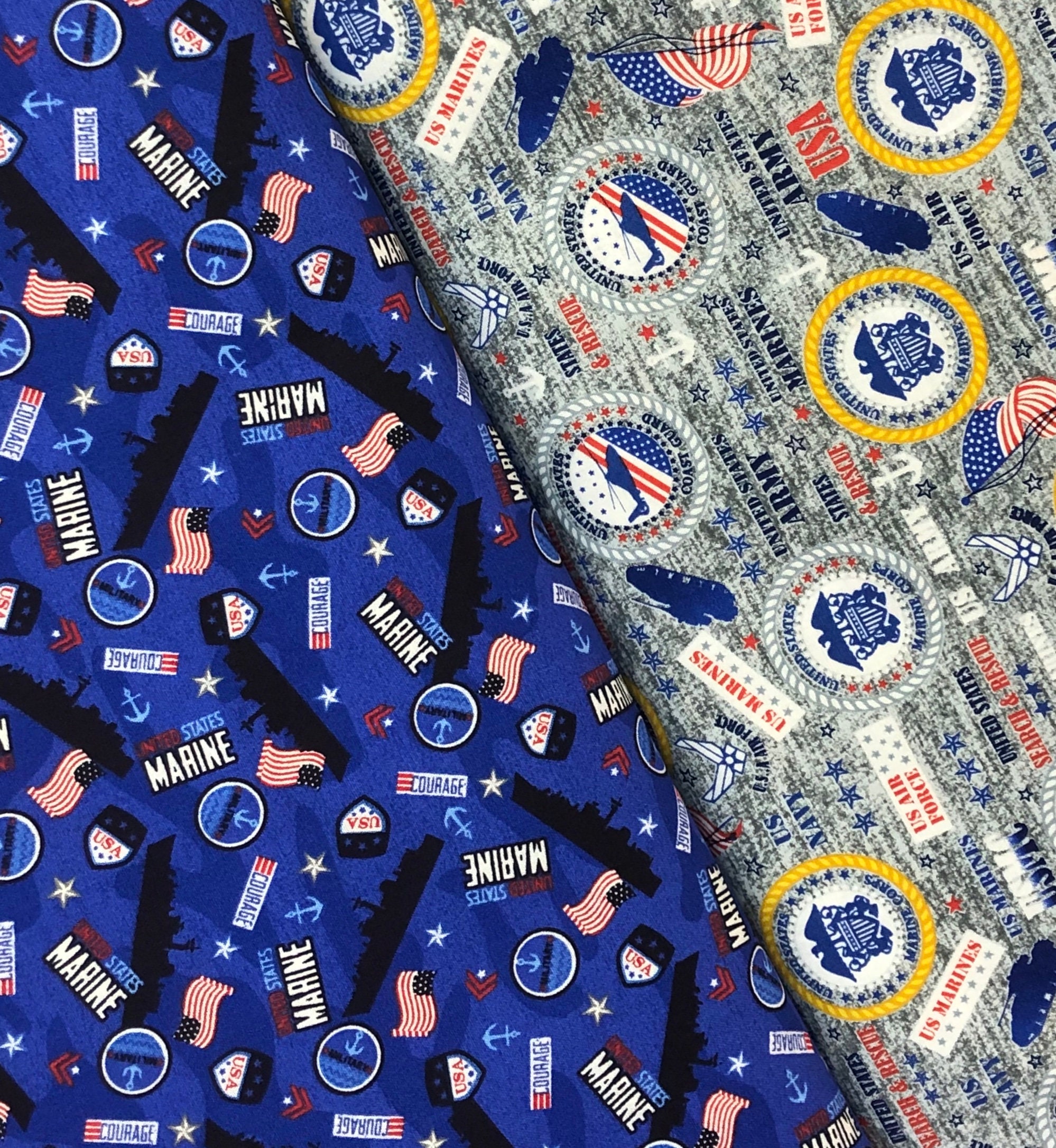 Military fabric US Navy Marines Airforce Army camouflage | Etsy