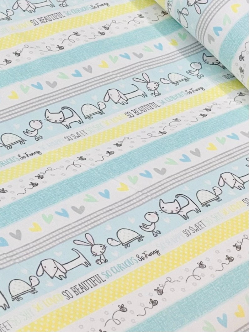Doodle Baby Flannel by Benartex 13221F-99, Doodle Baby Stripe, 13223F ...