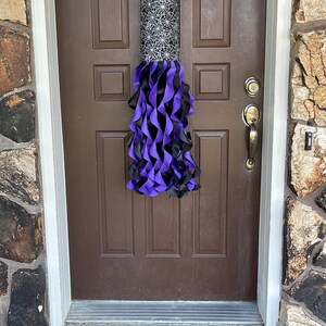 Halloween Decoration, Windsock, Spider Cob Web, Black Purple, Hanging ...