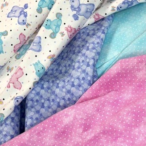 Pony Horse Flannel Bundle With 3 Other Matching Flannels, Aqua ...