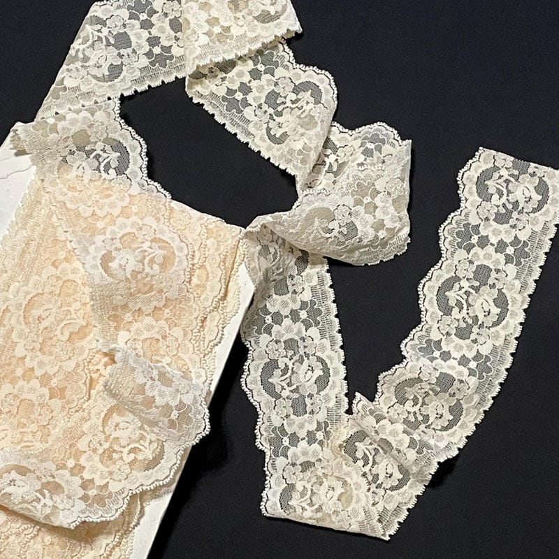Ivory Lace Ribbon - Etsy