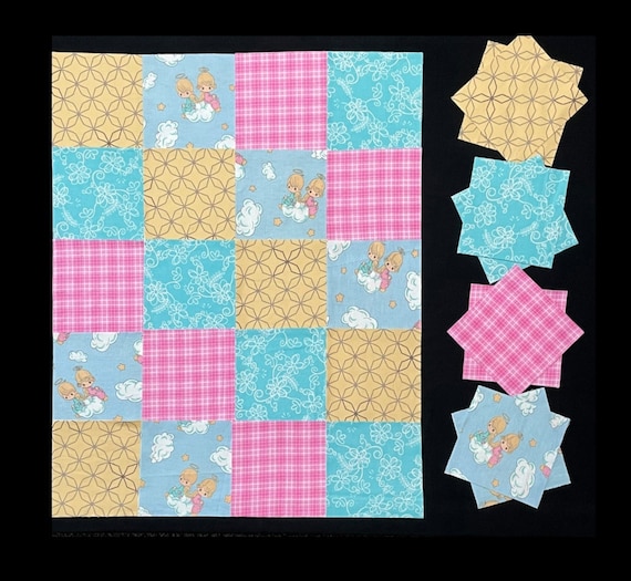 72 Precious Moments Baby Rag Quilt Kit Pre Cut Quilt Blocks | Etsy