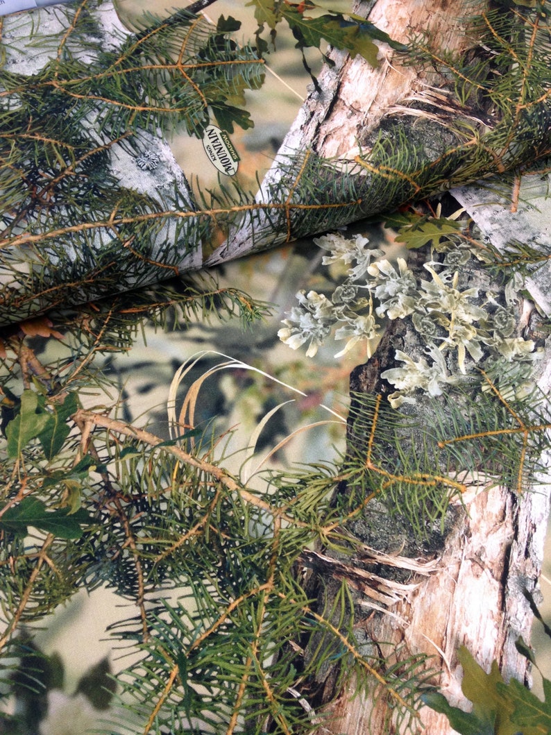 Mountain Shadow King's Camo Fabric wilderness trees | Etsy