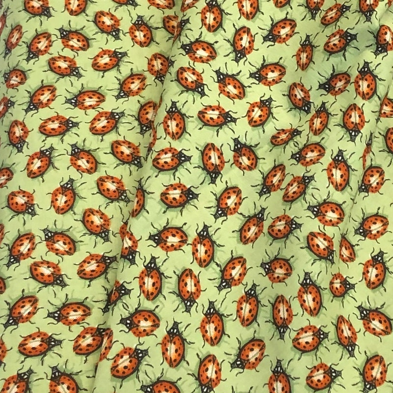 Ladybug Fabric - Etsy