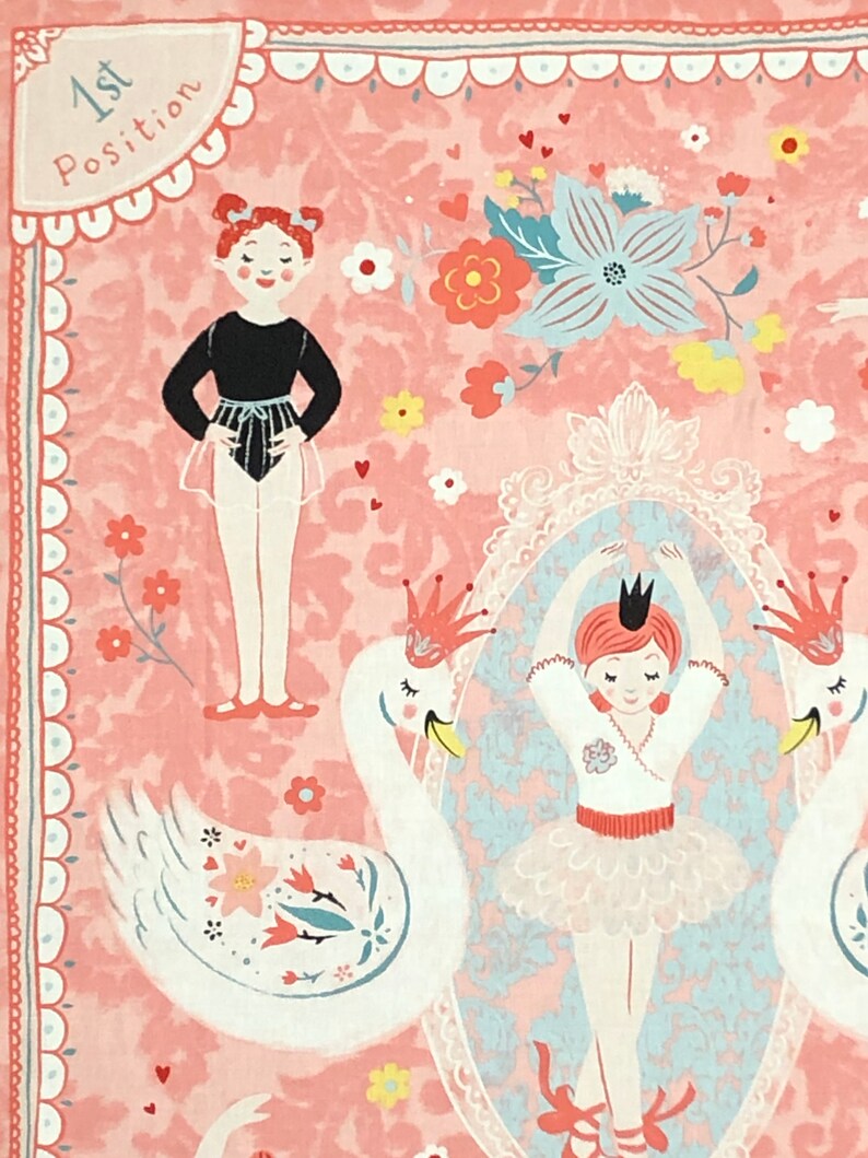 Bella Ballerina Quilt Kit Girl Dancer Fabric Panel Bedding | Etsy