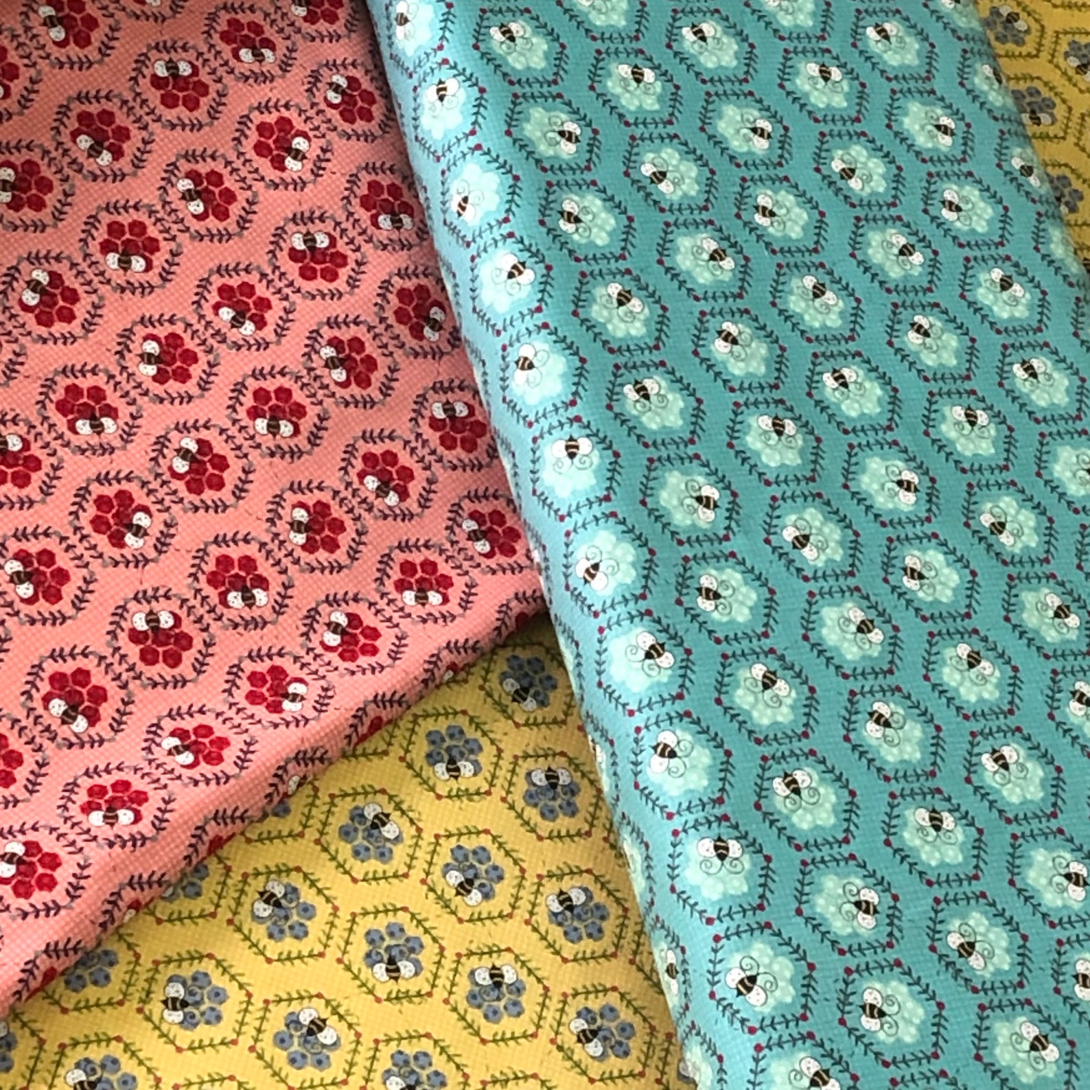 Honey Bee Beehive Fabric to BE or Not to BE Fabric henry | Etsy