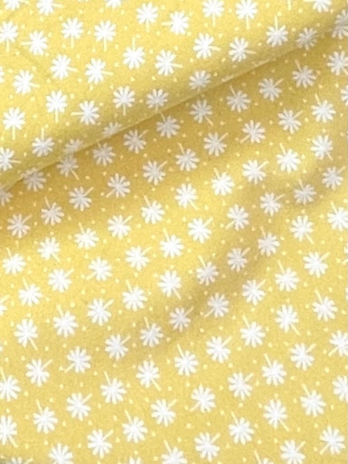 Snuggle in the Jungle Flannel Snuggle Flower Dot Fabric - Etsy