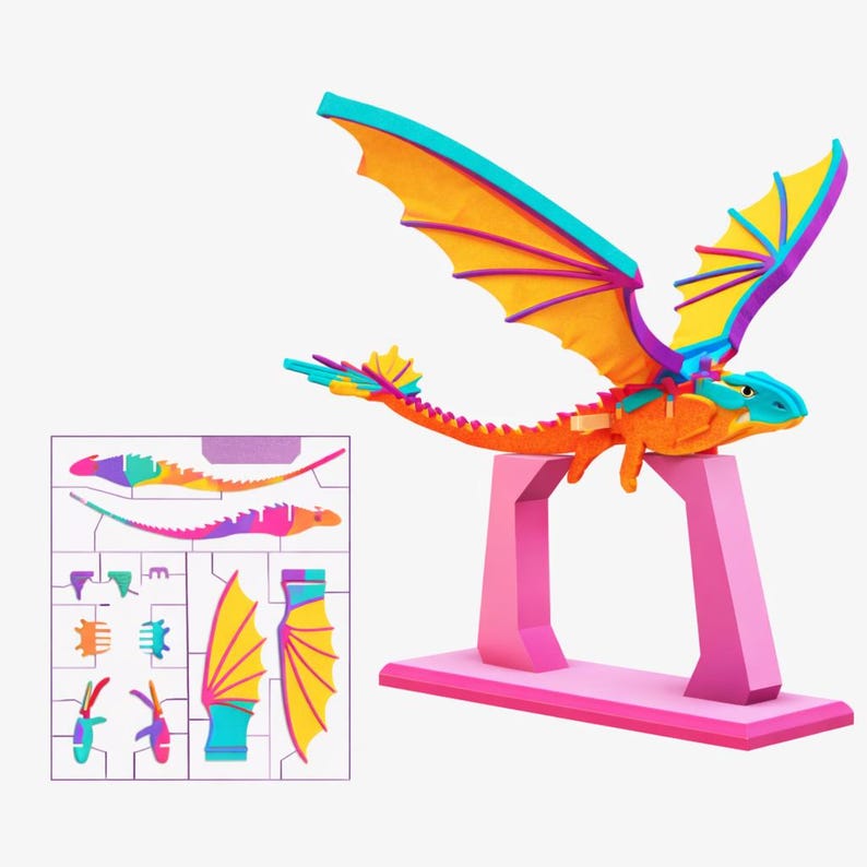 10+ Dinosaur Kit Cards STL Pack - 3D Print Dino Puzzle - Digital ...