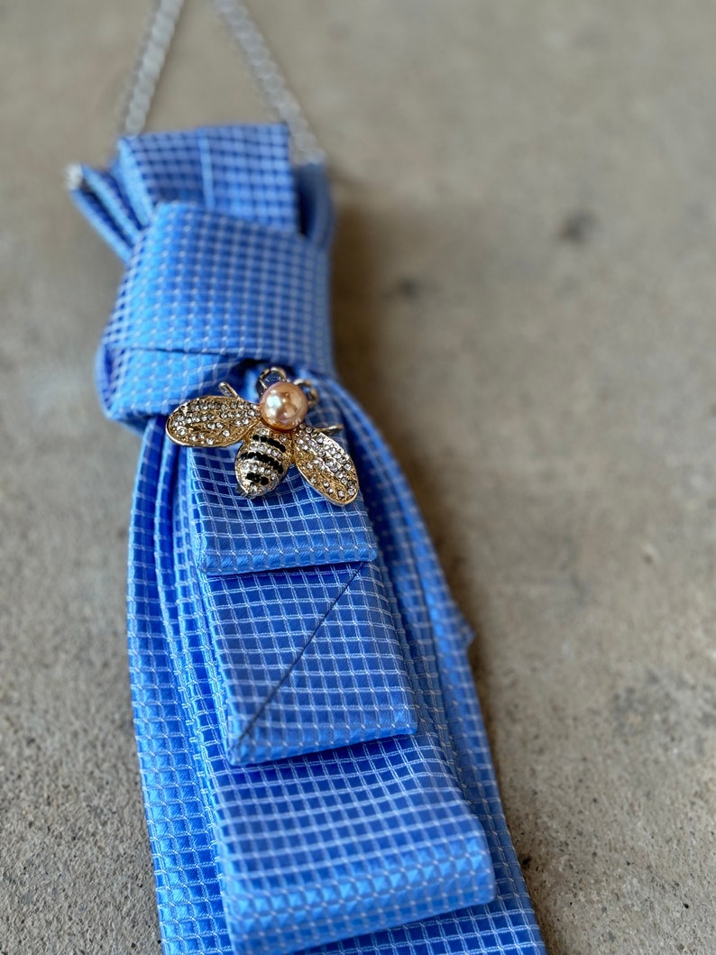 Light Blue Woven Tie - Etsy