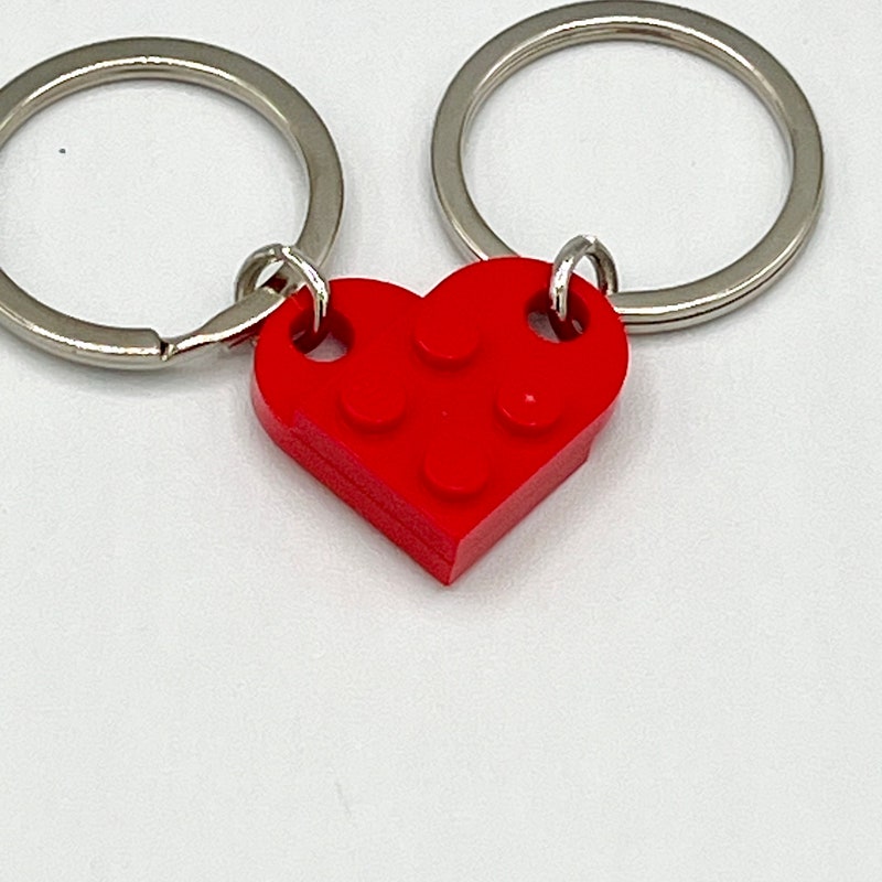 Lego® Heart Keychain - Etsy