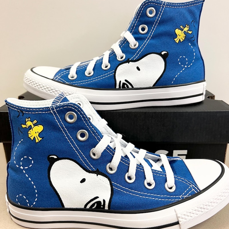 Cartoon Shoes Mens Paint - Etsy