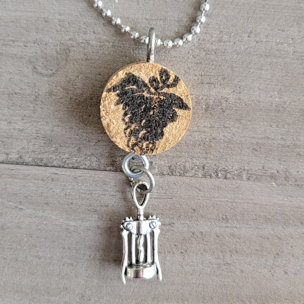 Cork Pendant - Etsy