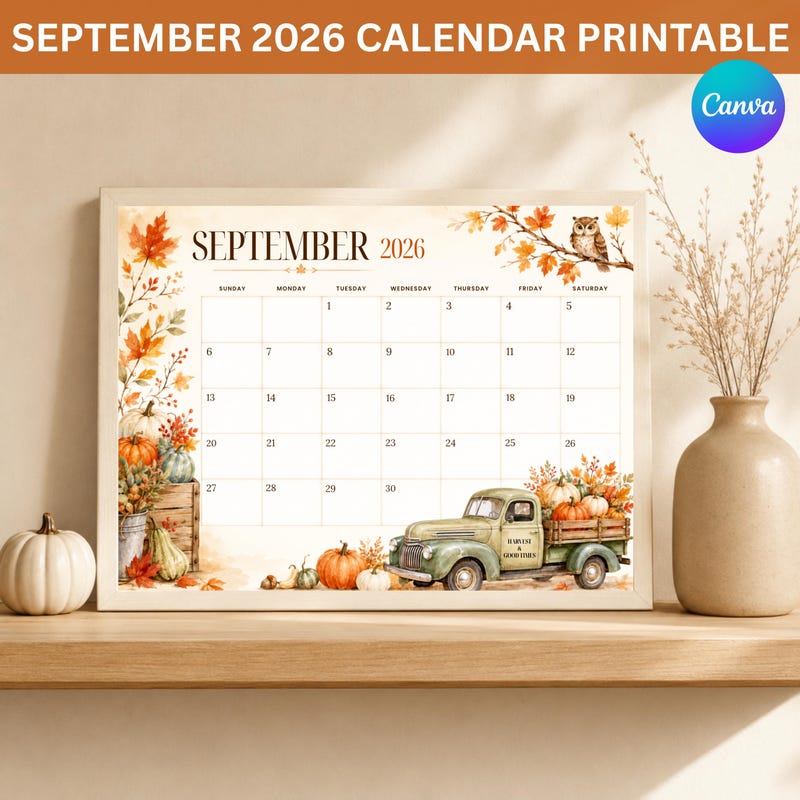 2026 Trees Calendar - Etsy