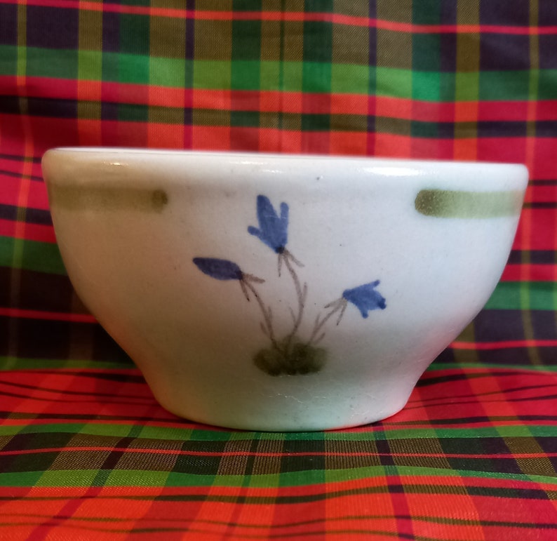 Scottish Thistle Pottery Bowl, Vintage Buchan, Portobello Edinburgh - Etsy