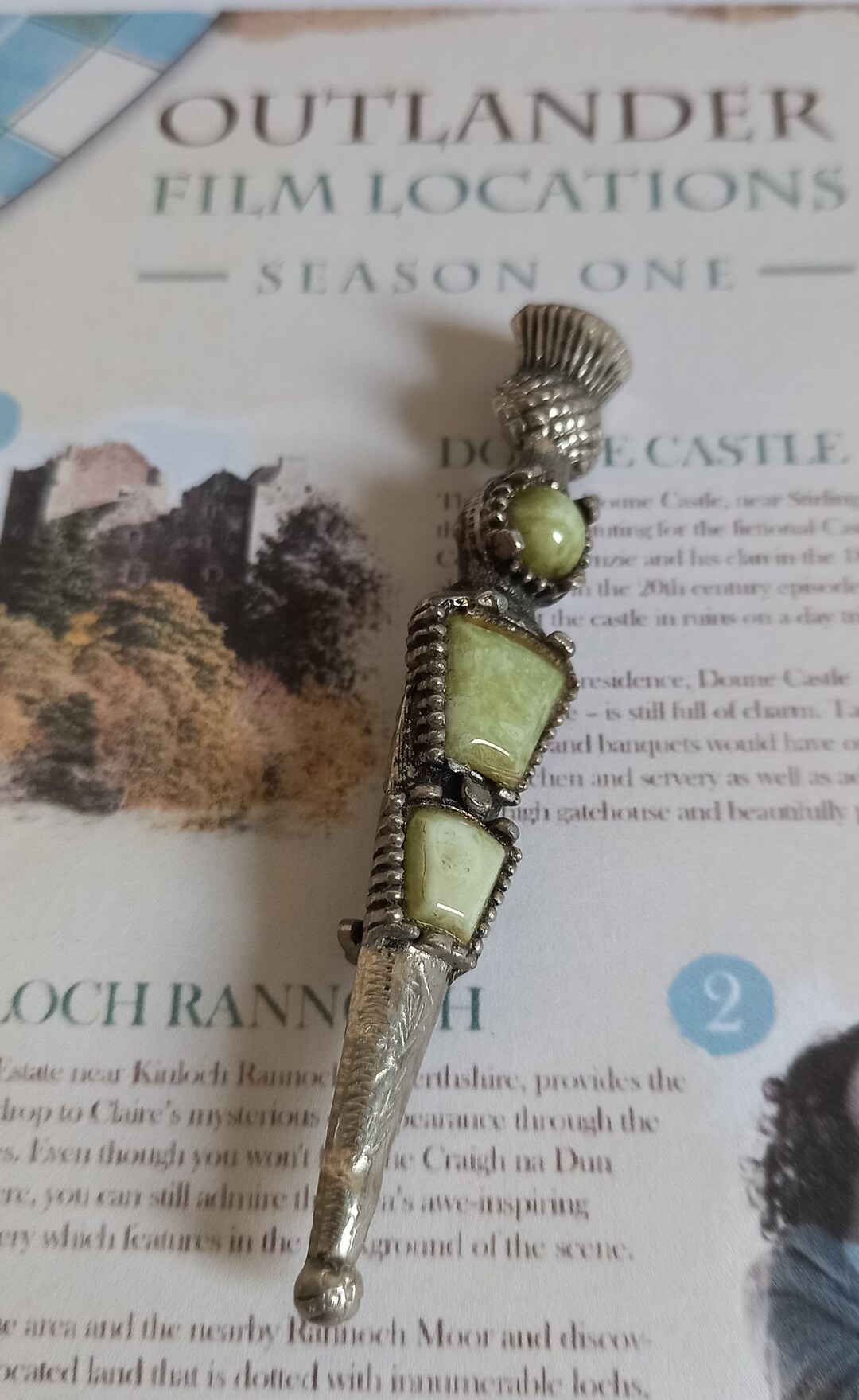 Jacobite Brooch, Vintage Scottish Jewelry, Outlander, Gift for Him, Art ...