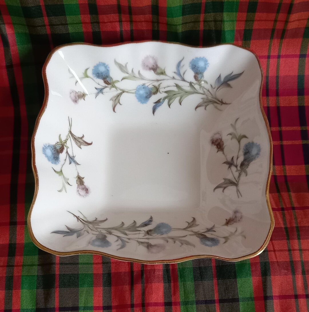 Vintage Royal Albert Trinket Dish: Scottish Thistle Brigadoon China - Etsy