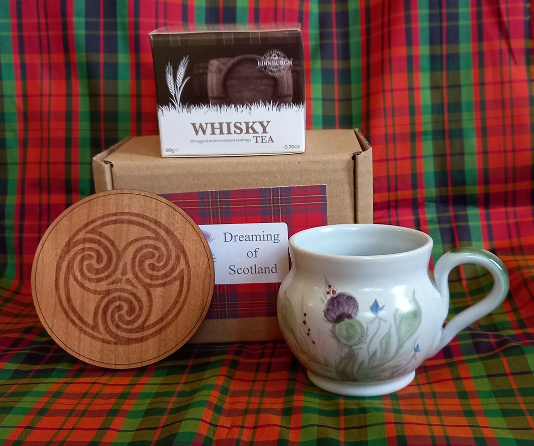 Scottish Tea Gift Set, Edinburgh Tea, Portobello Thistle Pottery ...