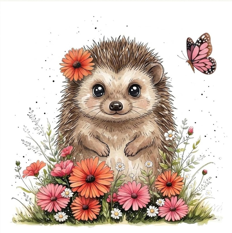 11 Spring Animals Clipart PNG | Watercolor Woodland Critters | Easter ...