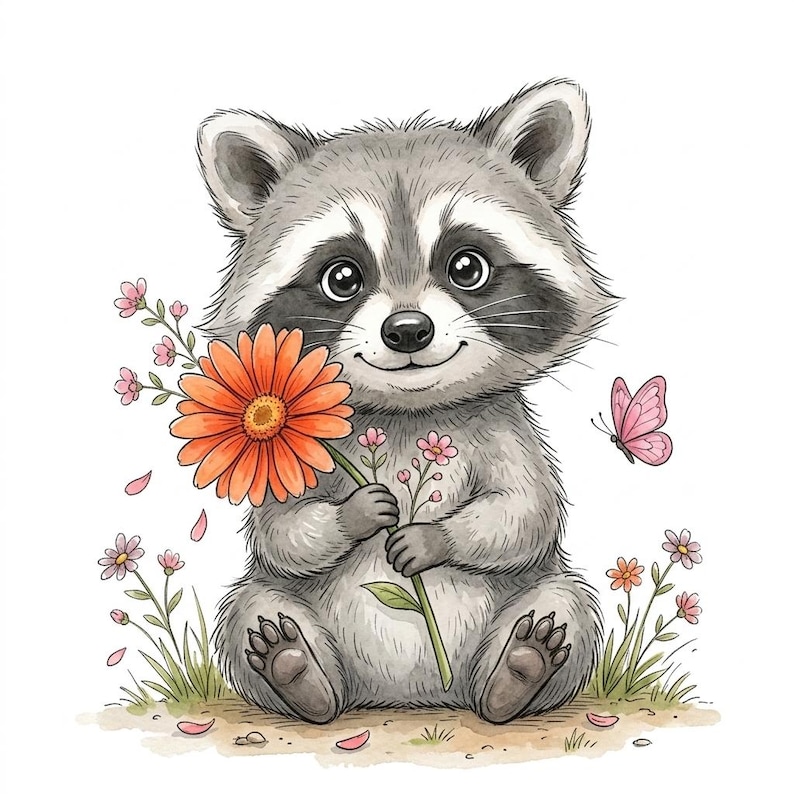 11 Spring Animals Clipart PNG | Watercolor Woodland Critters | Easter ...