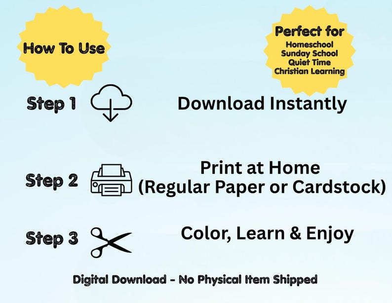 Creation Bible Activity Pack for Kids | Genesis Story Worksheets ...