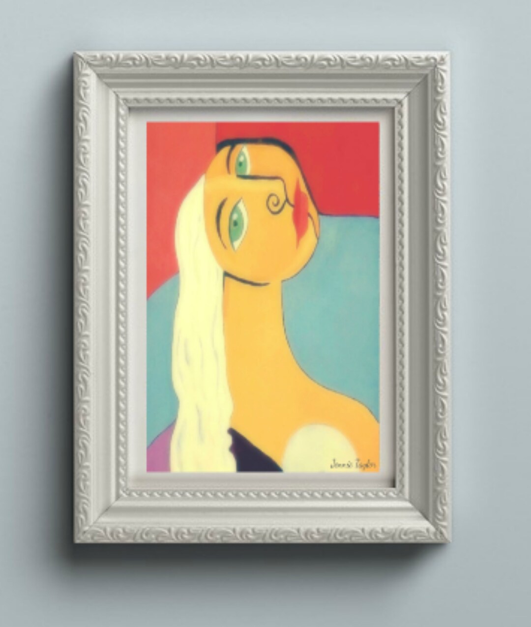 Picasso Style Art Print: Colorful Home Wall Decor (digital Download ...