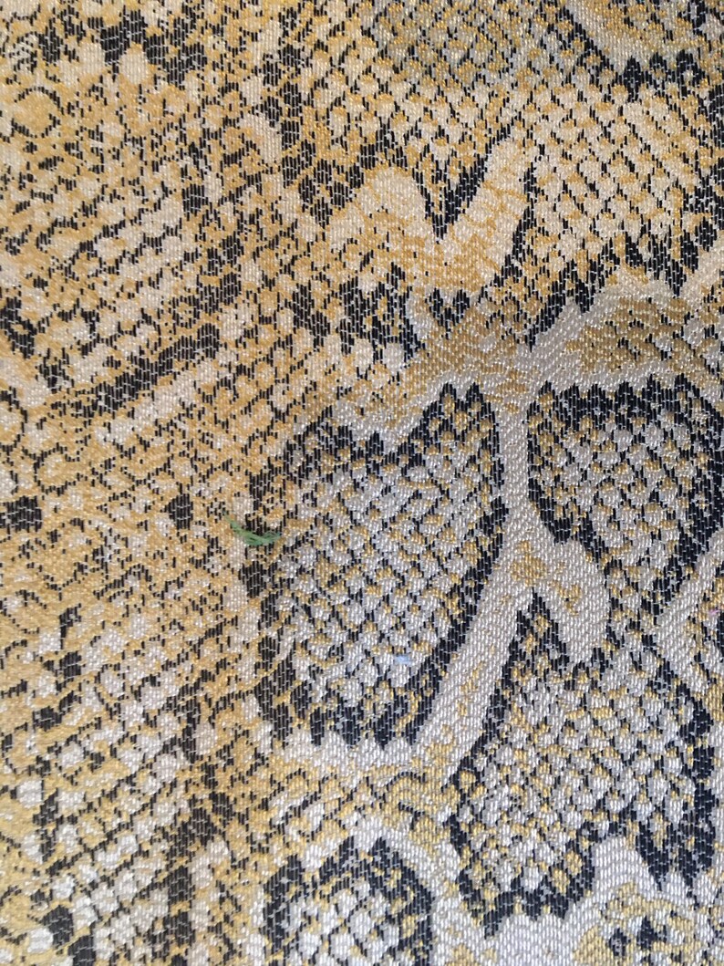 Black Beige Gold Snakeskin Pillow/ Designer Fabric / Custom - Etsy