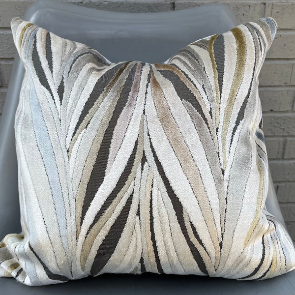 Grey Texture Pillow - Etsy