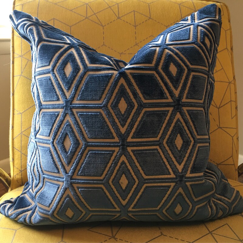 Geometric Pillows - Etsy