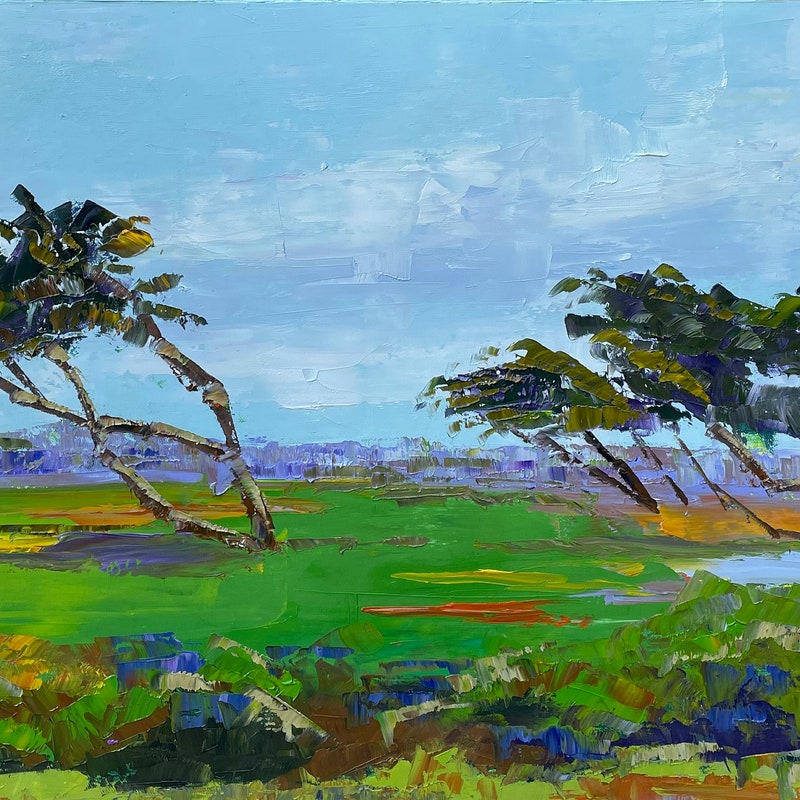 Windswept Tree - Etsy