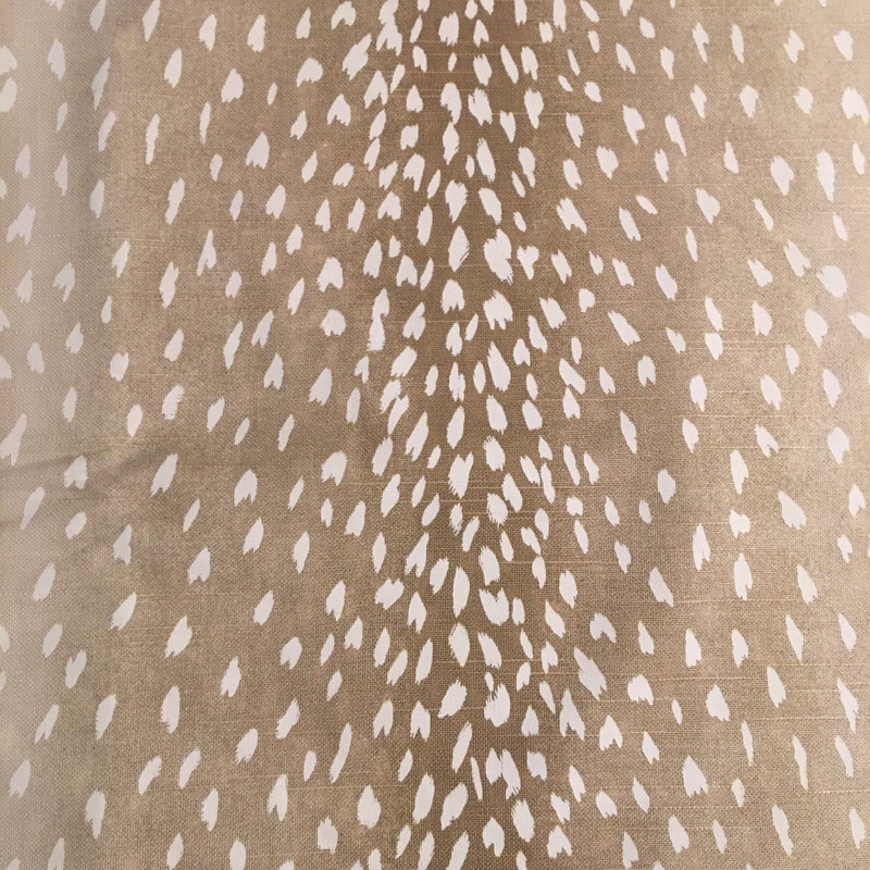 Fawn Print Fabric - Etsy