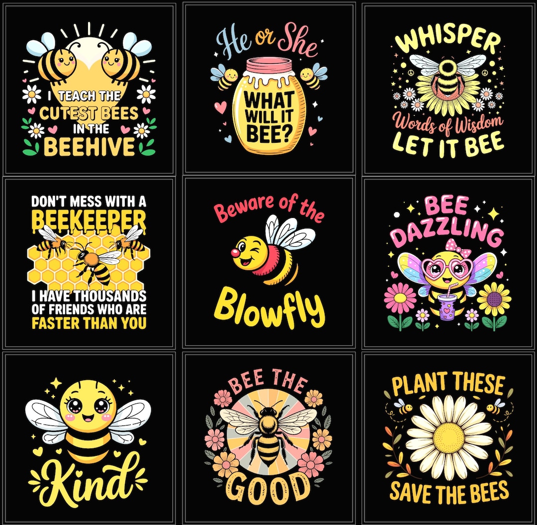 Bee PNG SVG | Positive Kindness Quote | Bumblebee Clipart | Sarcastic ...