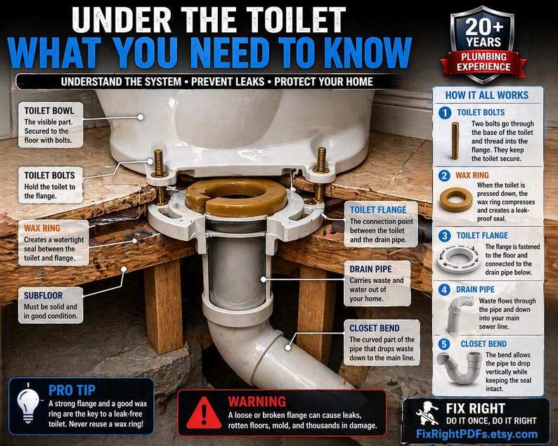 Toilet Flange Installation Guide: Prevent Leaks, DIY Plumbing Repair ...