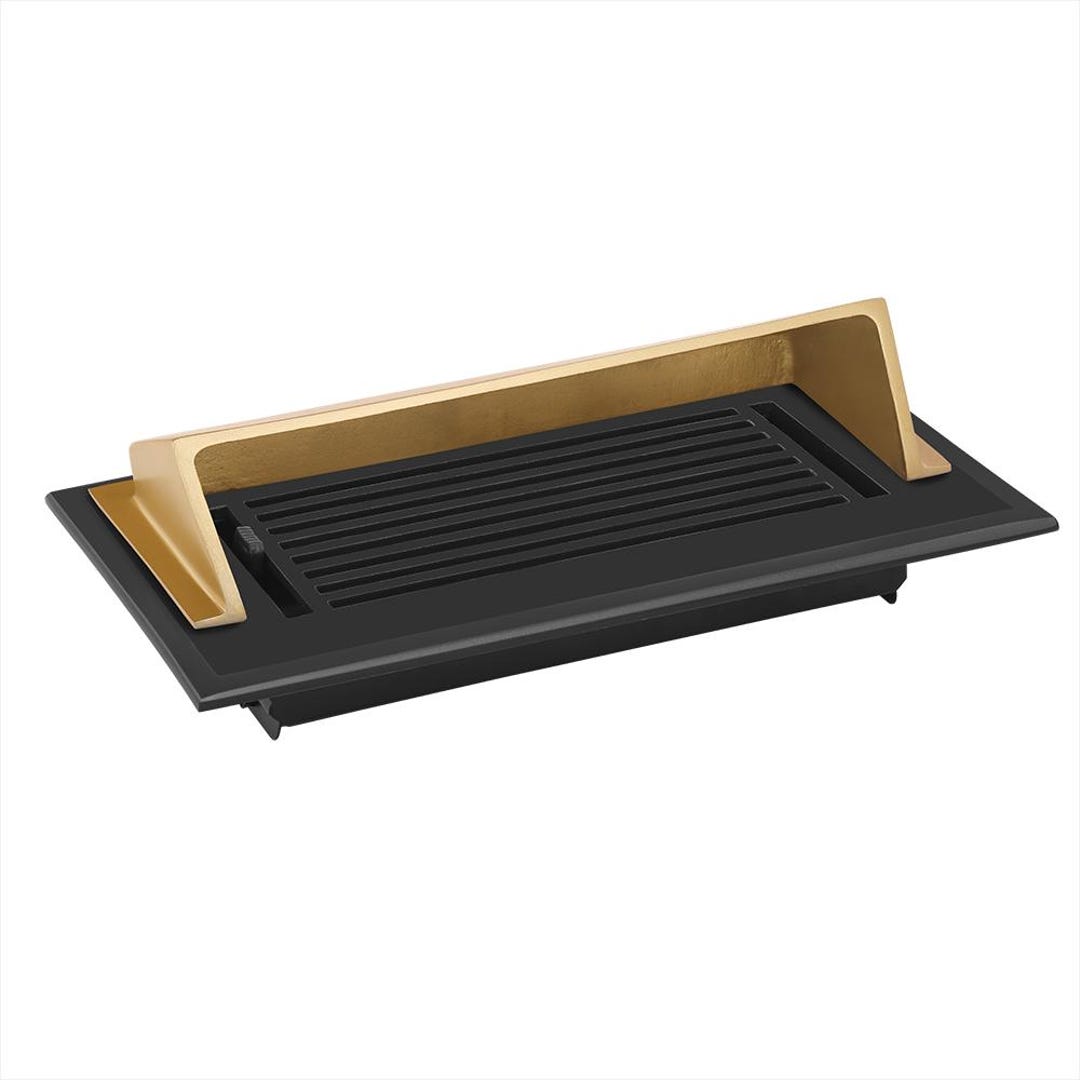 Cast Aluminum Floor Vent Air Deflector 4x10 | HVAC Diverter Cover ...