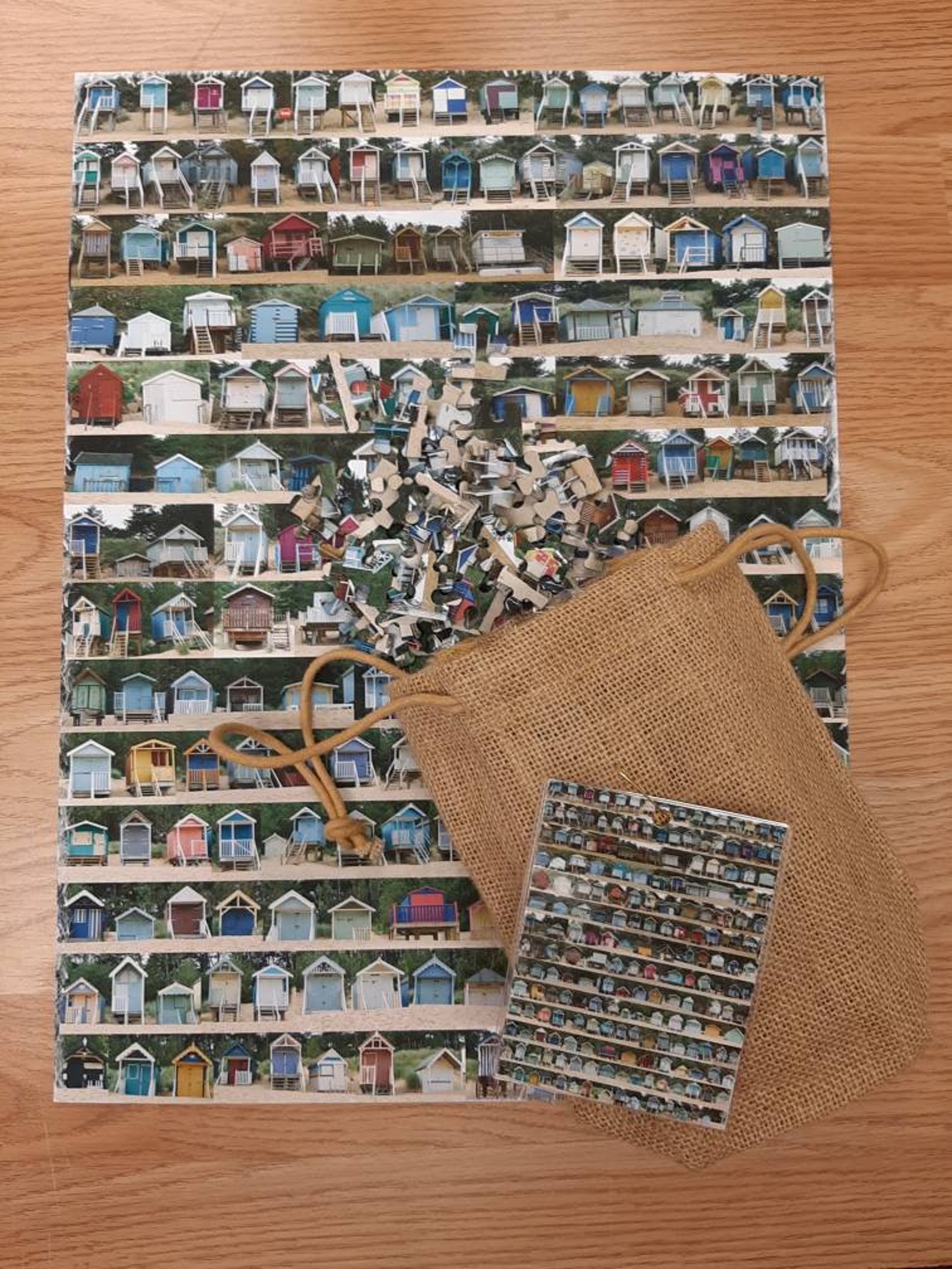 Wells-Next-The-Sea Beach Hut Jigsaw Puzzle 300 Piece | Etsy