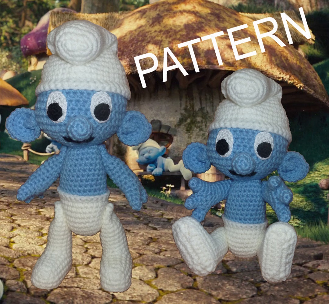 Crochet Smurf - Pattern in PDF - Etsy
